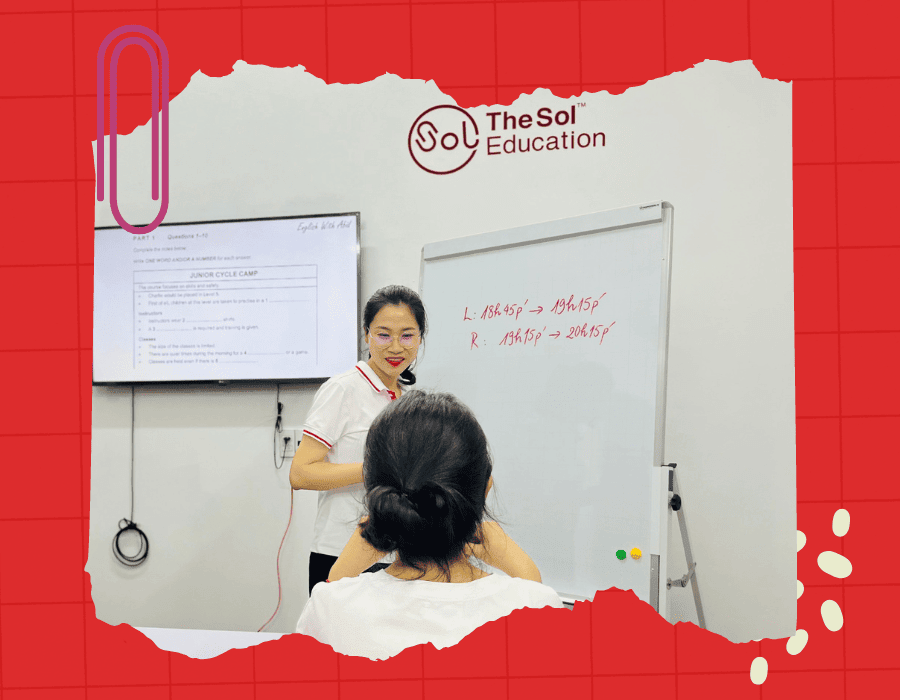 Thi thử IELTS 4 kỹ năng đánh giá siêu chi tiết tại The SOL Education